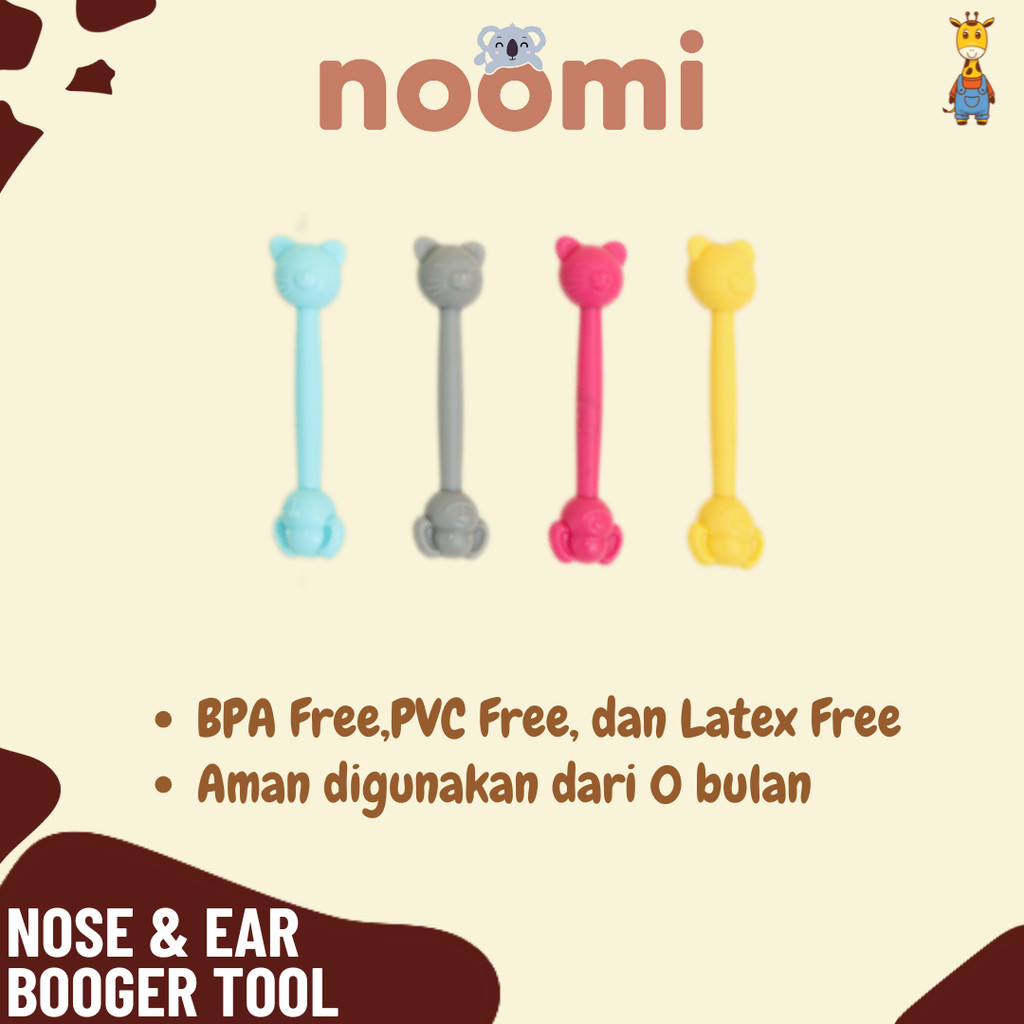 Noomi Nose & Ear Booger Tool - Baby Nose/Ear cleaner | Shopee Malaysia