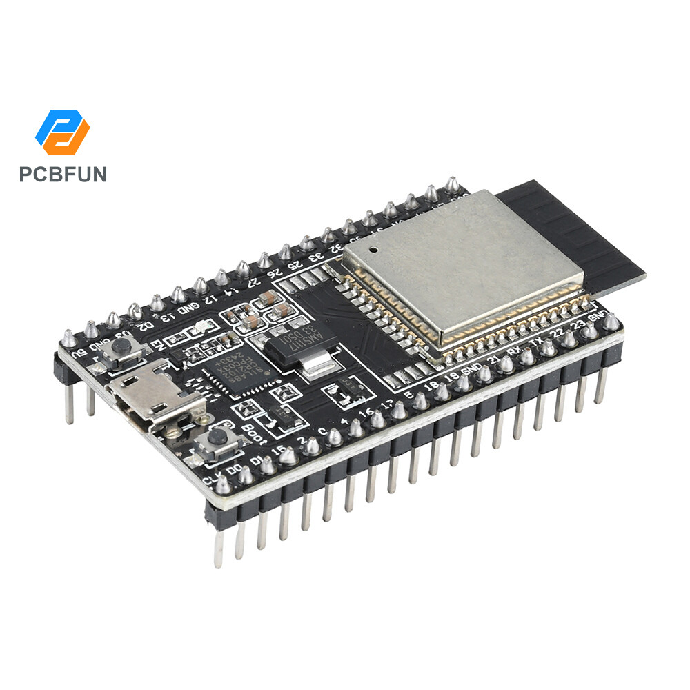 Pcbfun ESP32-DevKitC-32E Development Board Module Is Equipped With Esp-32E Module 4Mb Cp2102 ...