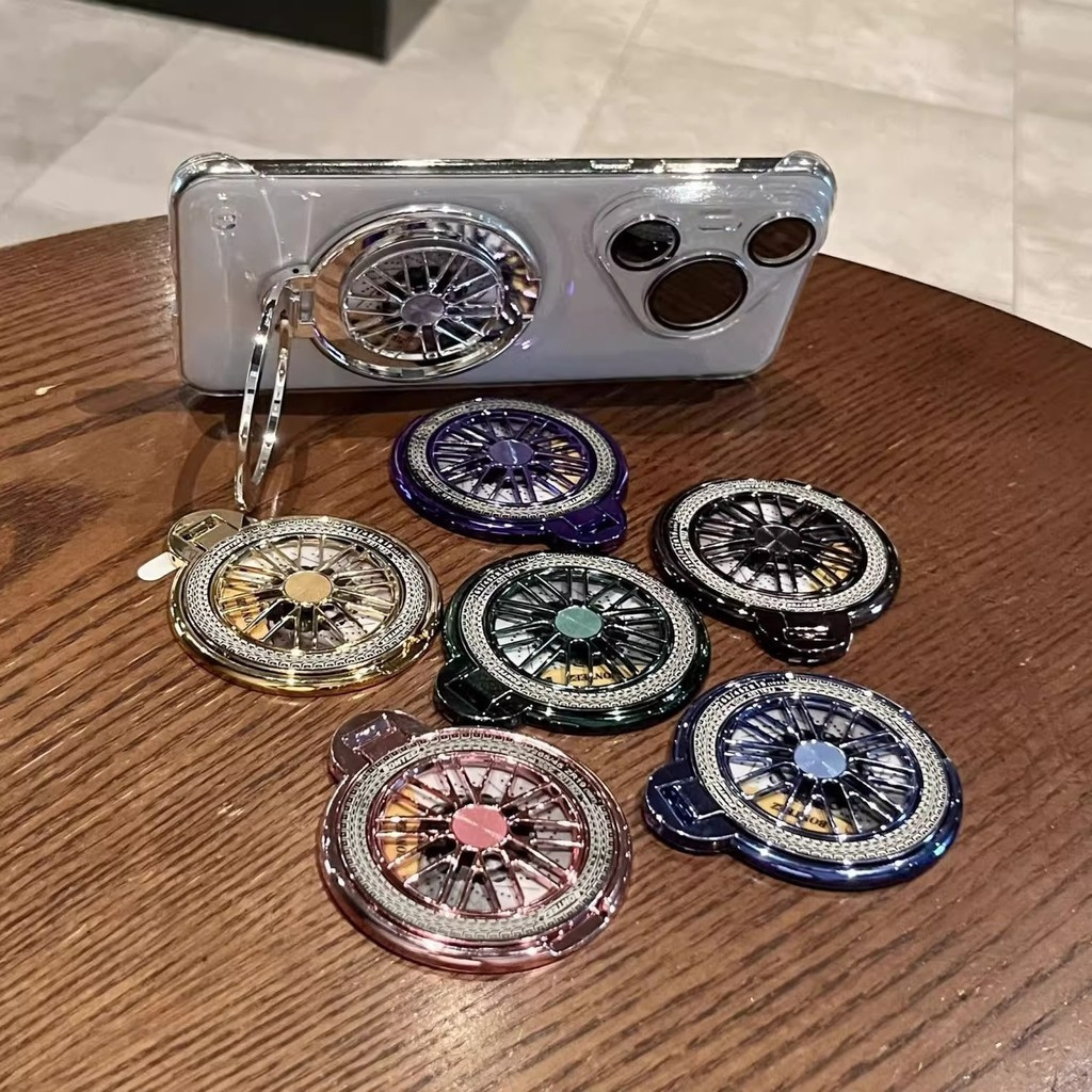 Gyro rotation creativity Cell Phone Ring Holder Stand Finger Grip ...