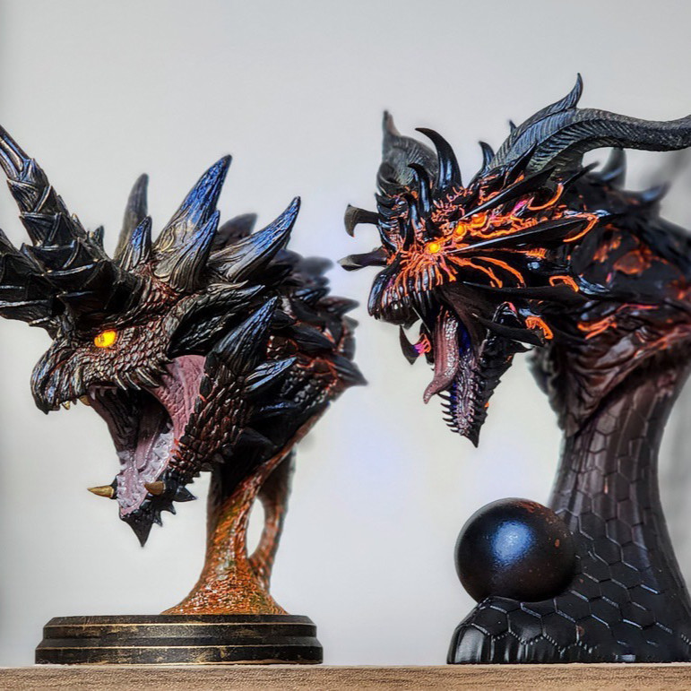 Monster Hunter Head Demon Transformation Carving Rotten Tiger Sin Head ...