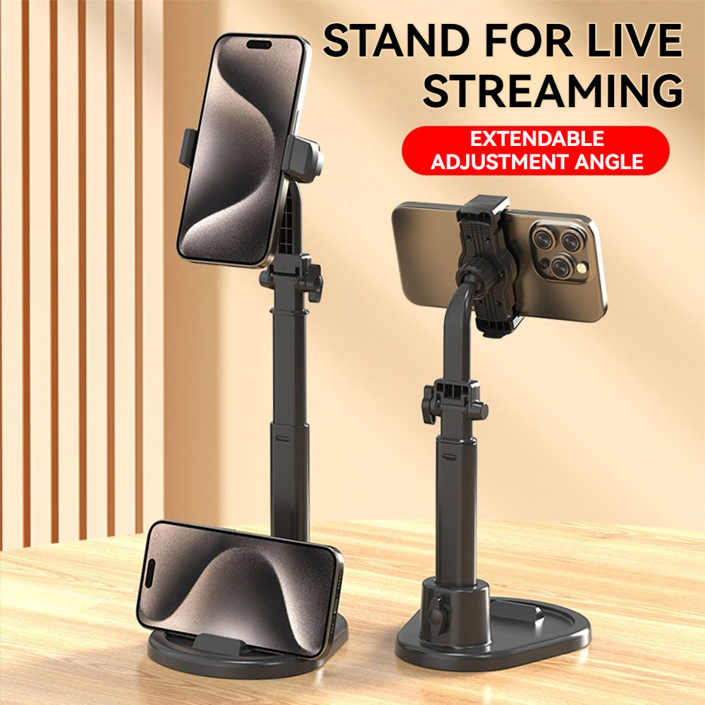 Mobile Phone Desktop Stand Portable Adjustable Phone Holder For Live ...