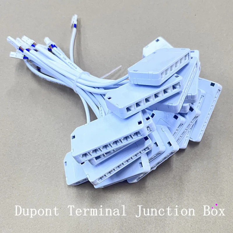 6 ports 10 ports Dupont Terminal Junction Box Hub Splitter Dupont Male ...