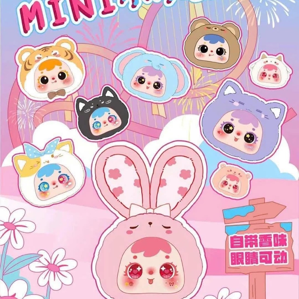 Blindbox Baby Three Samuel Collectible Keychain Set Featuring Surprise ...