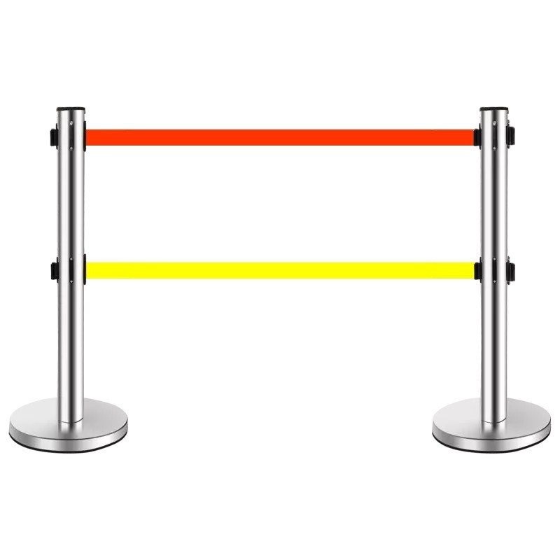 Double-Layer Isolation Belt Safety Retractable Warning Fence Stainless ...