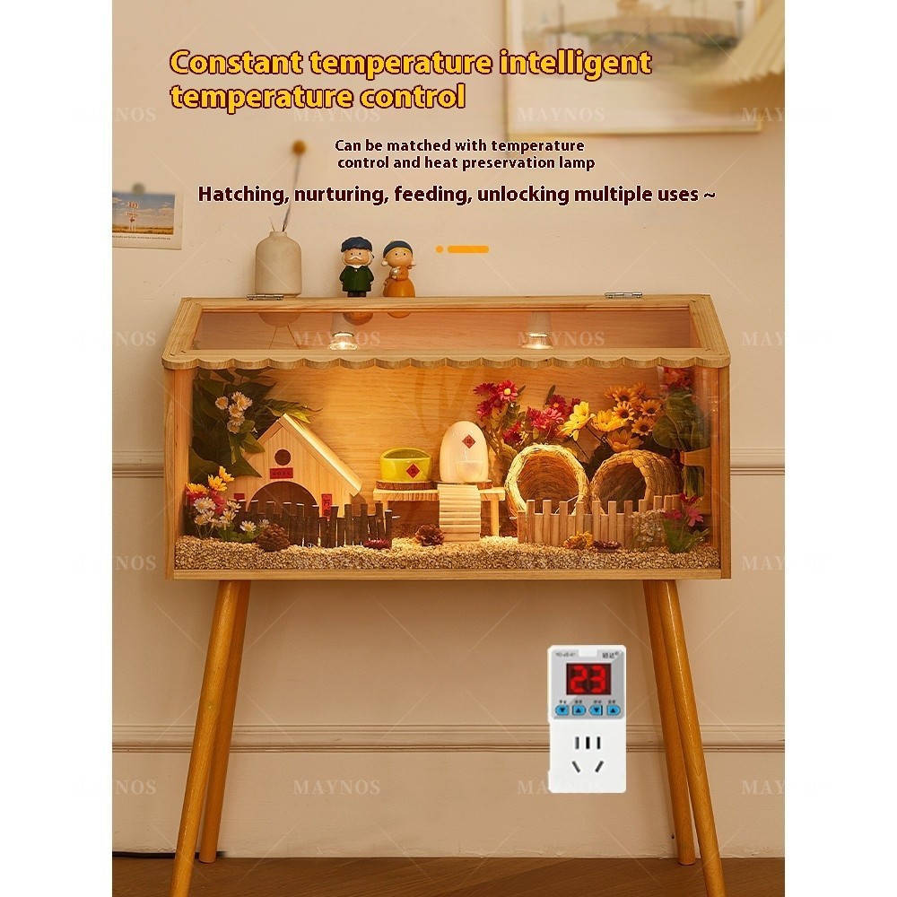 Luding Chicken Breeding Box Solid Wood Full Set Of Hamster Special ...