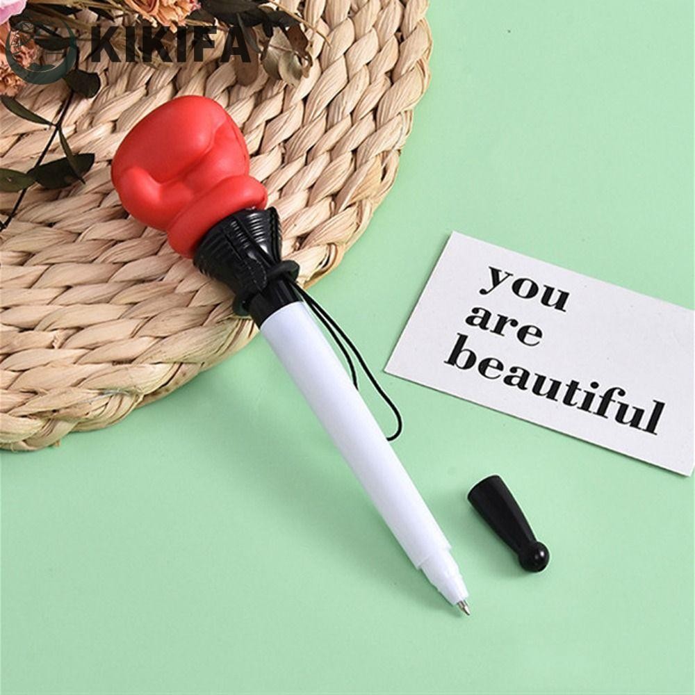 KIKIFA Bouncing Ballpoint Pen, Smooth Writing Cartoon Boxing Glove Pen ...