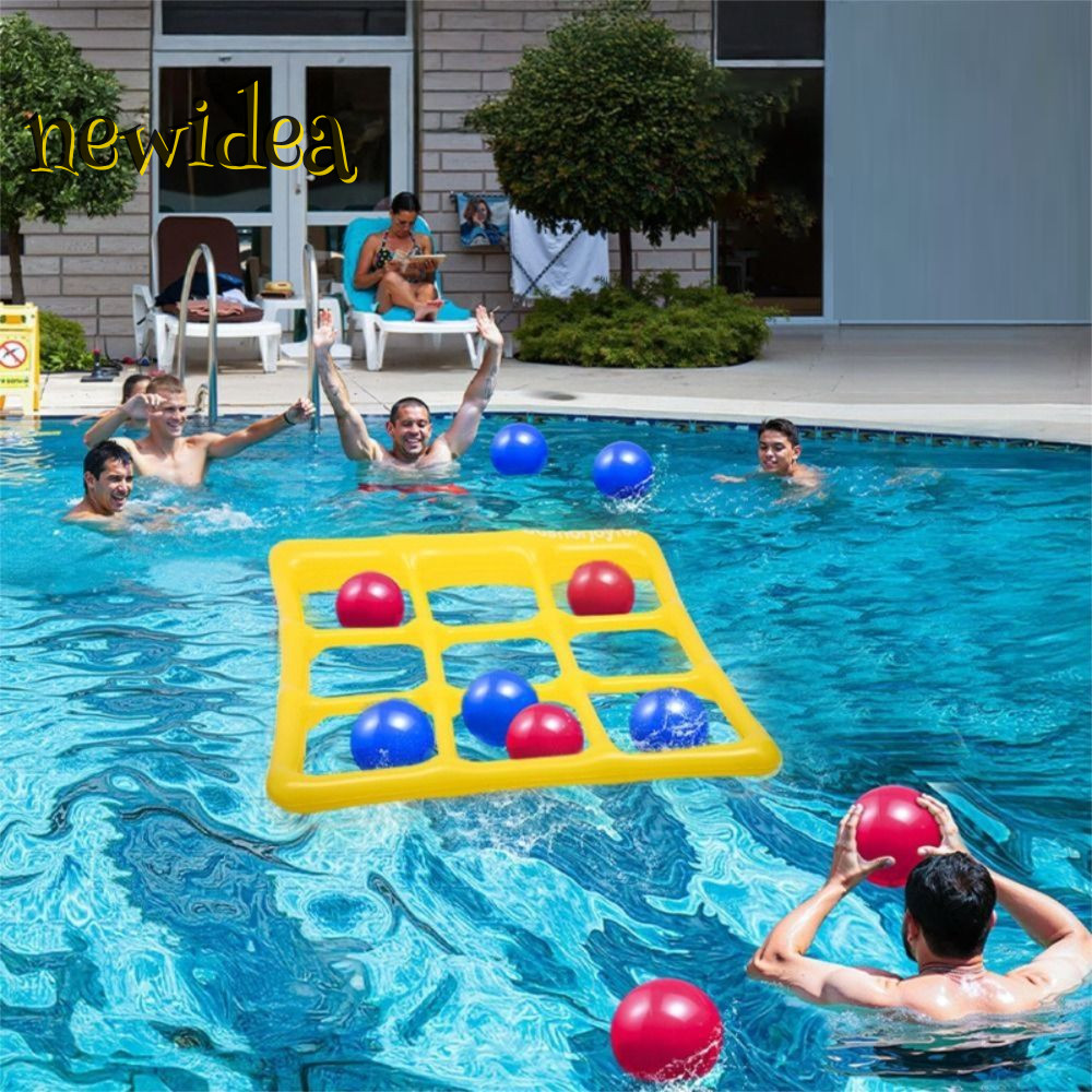 NEWIDEA Water Toy Set, Equipped with An Air Pump PVC Swimming Pool Toy ...