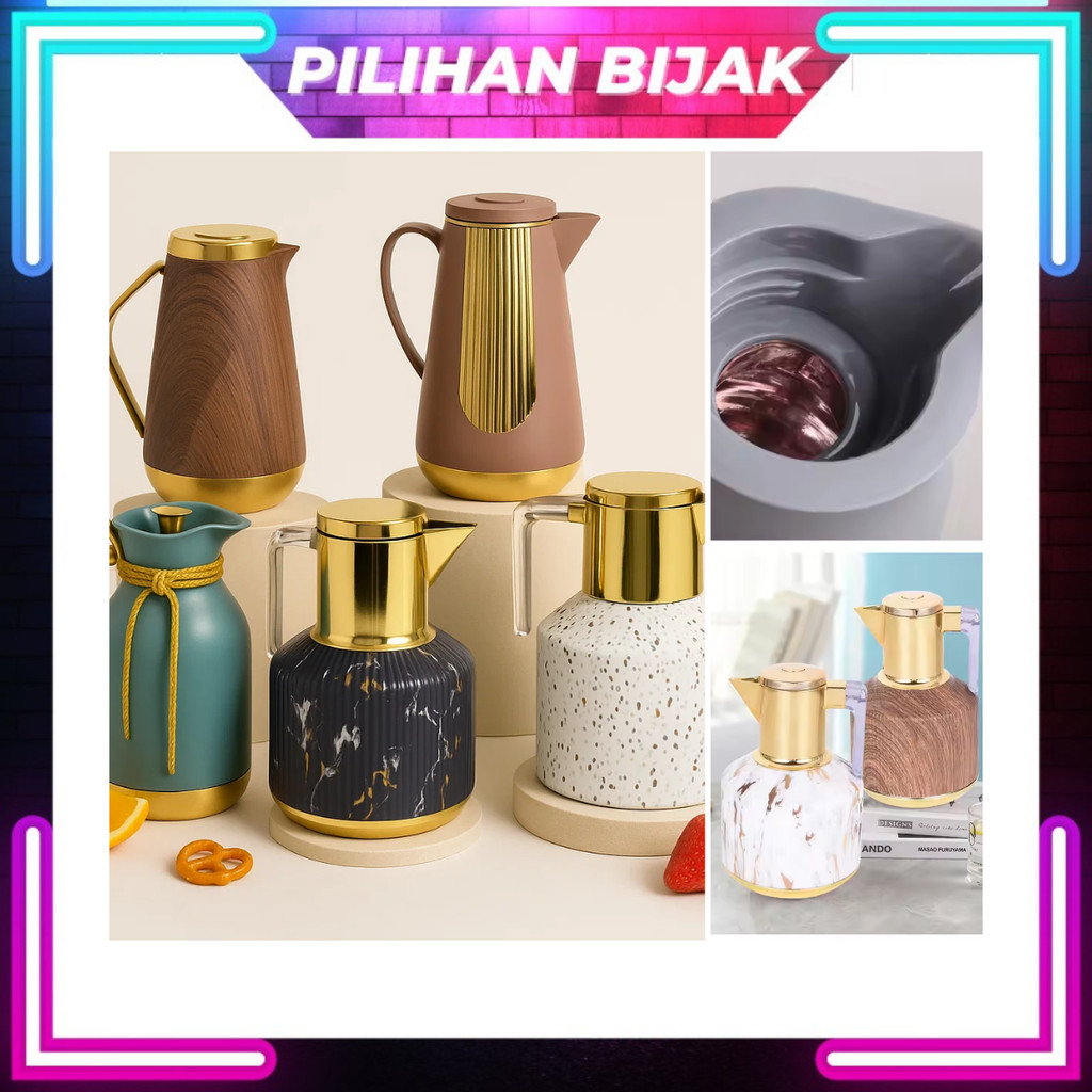 1PCS Vacuum Flask Vacuum Insulated Pot Bekas Air Panas Thermos Flask ...