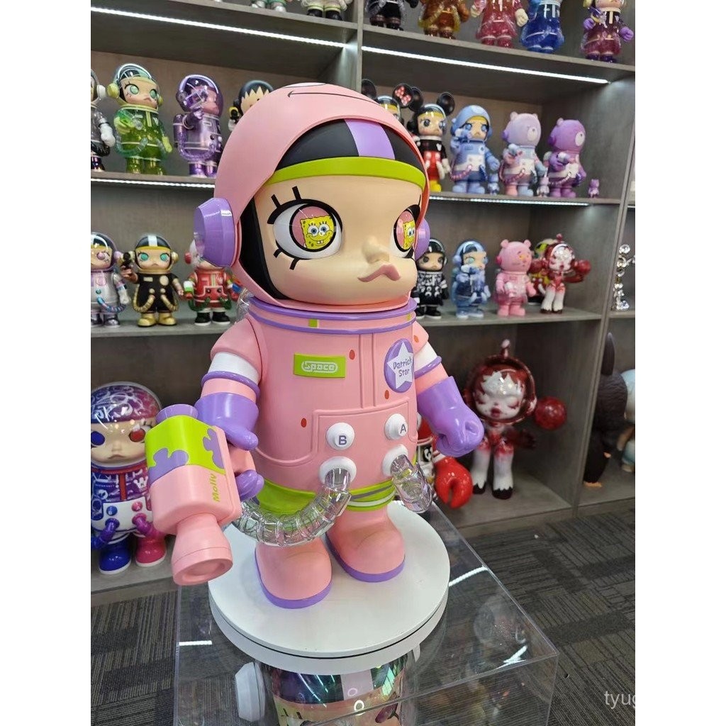 POP MART Space Molly MEGA Pink Paida Bintang 400% 1000% | Shopee Malaysia
