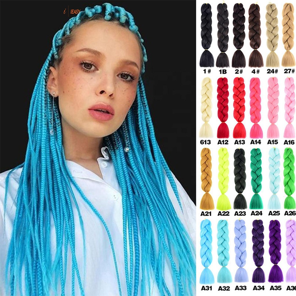 Jumbo Braiding Hair Fiber Dreadlocks Wig Fake Hair Pigtails for Fashion ...
