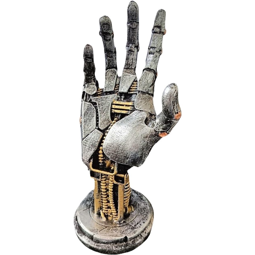 Creative Mechanical Hand Staue, Resin Simulated Robot Hand Sculpture ...