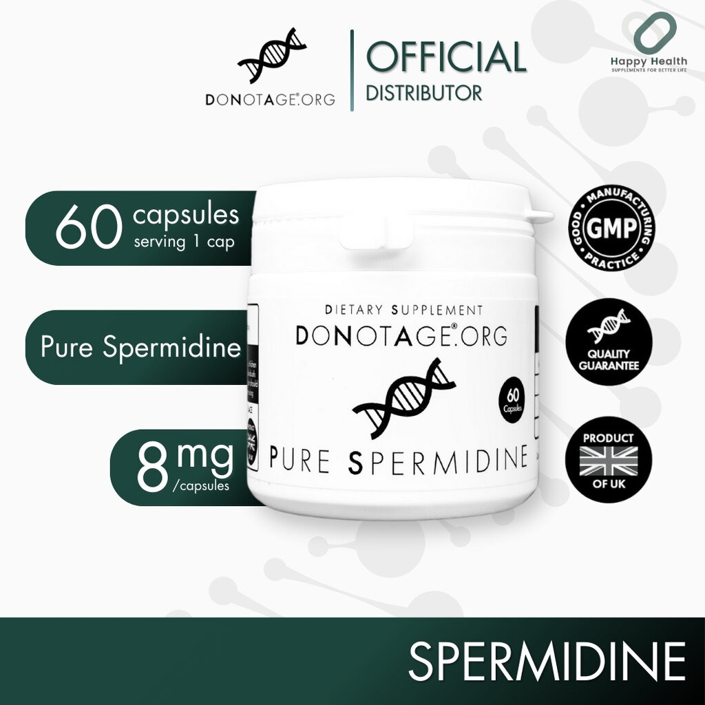Spermidine (60 Capsules) Do Not Age 8 mg. Spurmidine Stimulate ...
