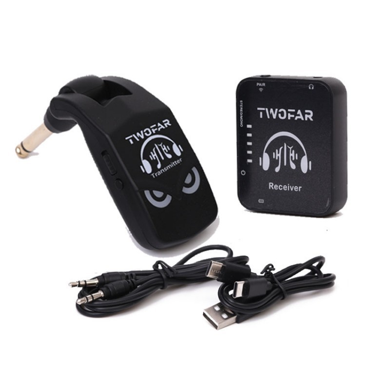 Wireless in Ear Monitor System Rechargeable Transmitter Receiver 10H ...