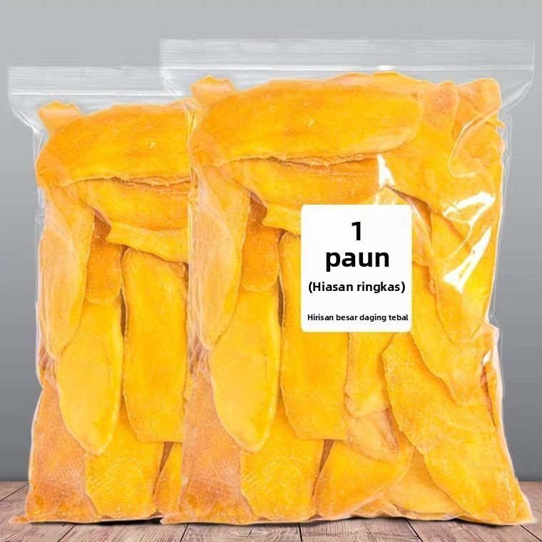 Chinese Fresh Dried Mango Thick Cut Original Flavor 500g | Shopee Malaysia