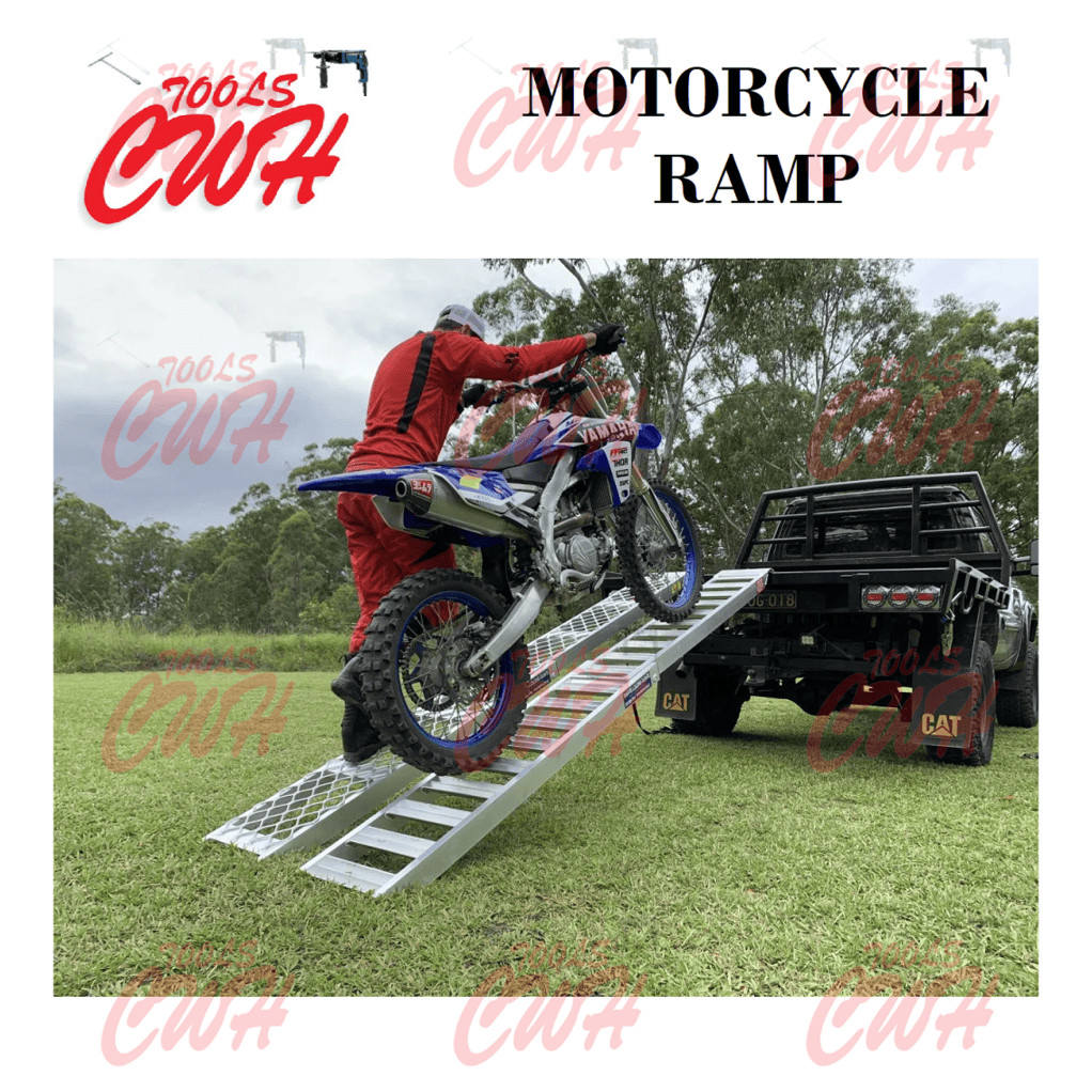 MOTORCYCLE RAMP TANGGA LADDER UNTUK NAIK MOTOR BIKE HILUX 4X4 FORD ...