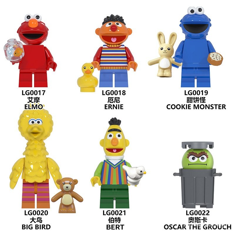 New Product LG1003 Sesame Street Puppet Drama Big Bird Donut Monster ...