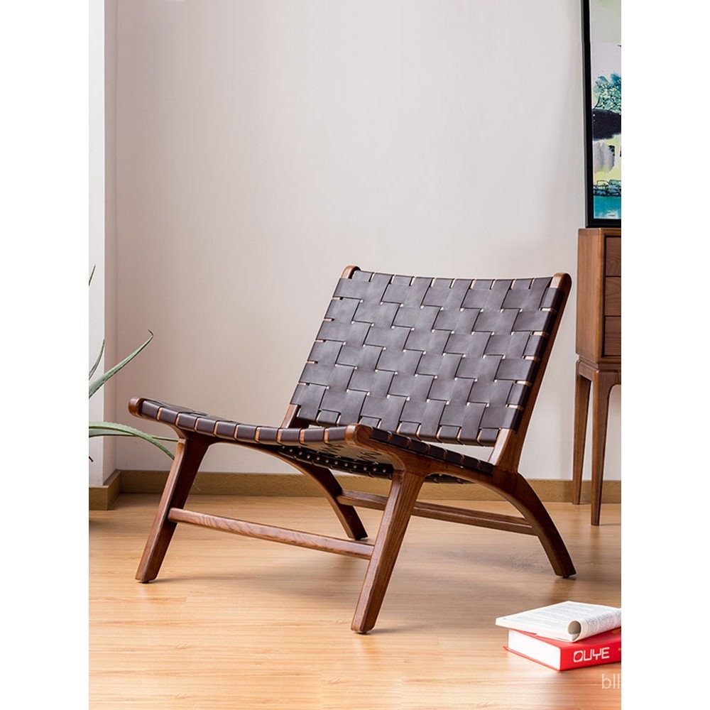 Kerusi Sofa Kayu Pepejal Anyaman Rotan Gaya Jepun Balkoni Ruang Tamu ...