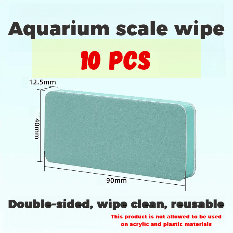 Fish Tank Brush Tool aquarium Descaling Cleaner Cleaning Scale Wipe ...