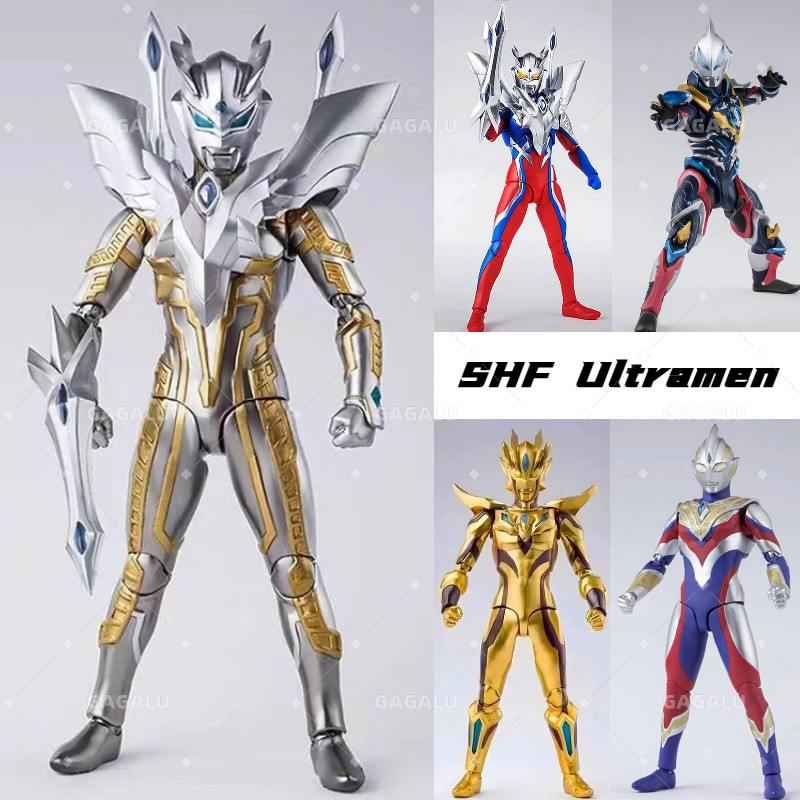 GAGALU Action Figurines Ultraman Trigger Ultraman Geed Galaxy Rising ...