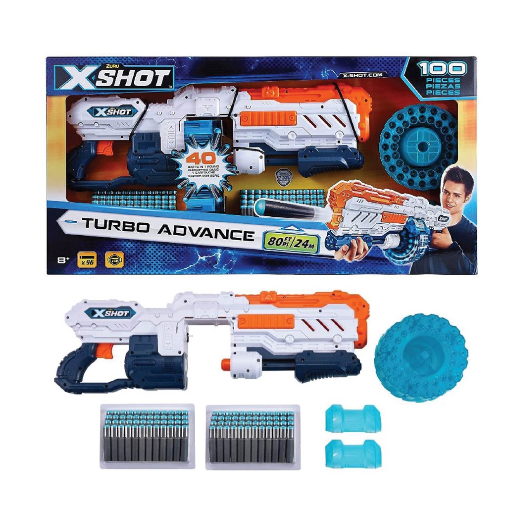 (External Packaging Damaged) Zuru X-Shot Excel Turbo Advance With 40 ...