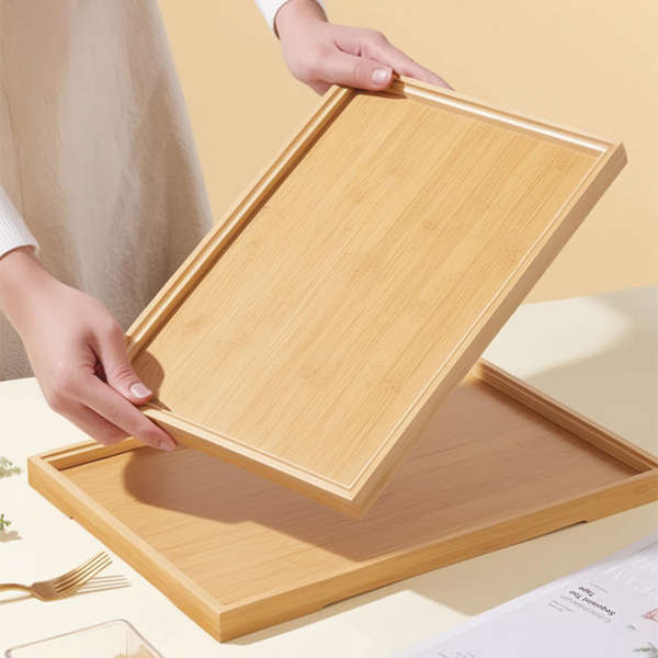 cake stand serving stand Set teh gaya Jepun dulang teh kayu buluh ...