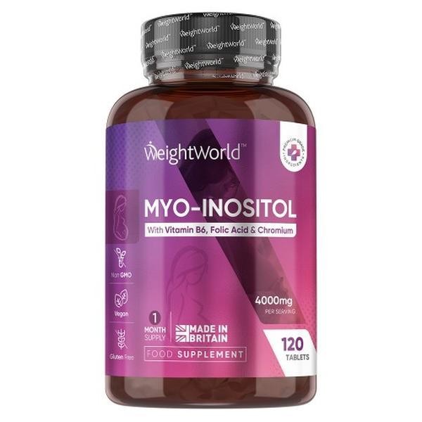 Myo-Inositol Tablets by WeightWorld | PCOS & Daily Mood Routine Support ...