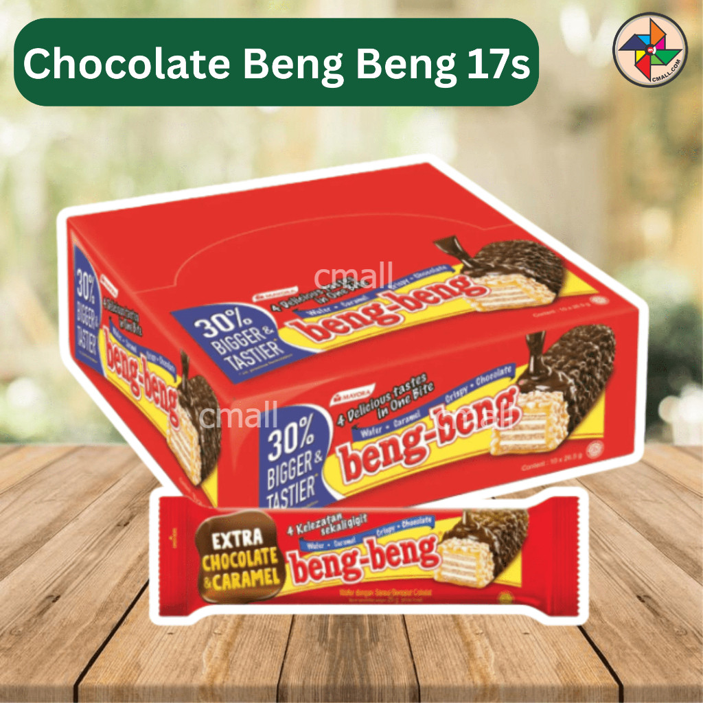 [CM] Beng-Beng Chocolate Caramel Wafer 17s | Shopee Malaysia