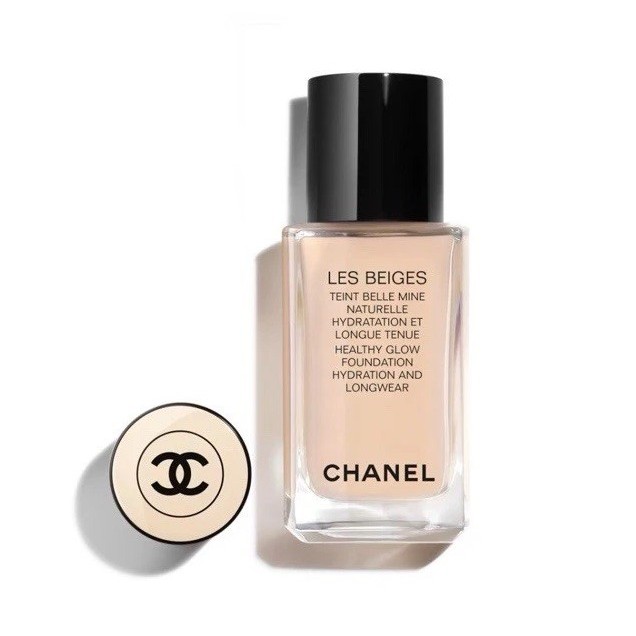 CHANEL LES BEIGES Healthy Glow Foundation 24 Sample Sachets Shade BR12 ...