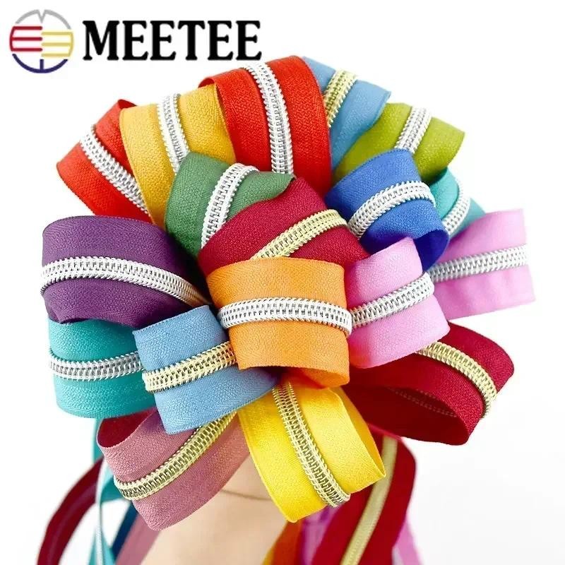 1Meter 5# Sewing Zipper Tape Nylon Zippers for Bag Coil Roll Zips By ...