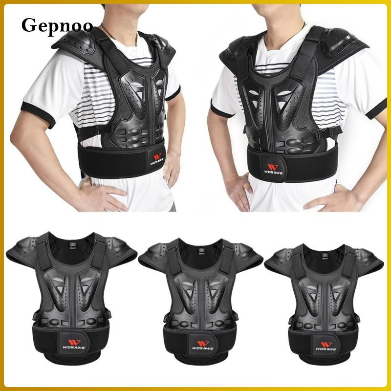 Gepnoo Motorcycle Motocross Body Protective Vest Jacket Back Chest ...
