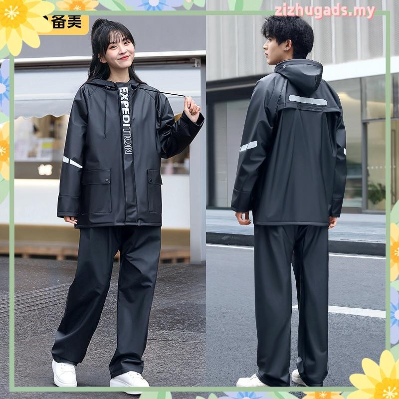 Pvc Split Raincoat Rain Pants Suit Waterproof Motorcycle Special ...