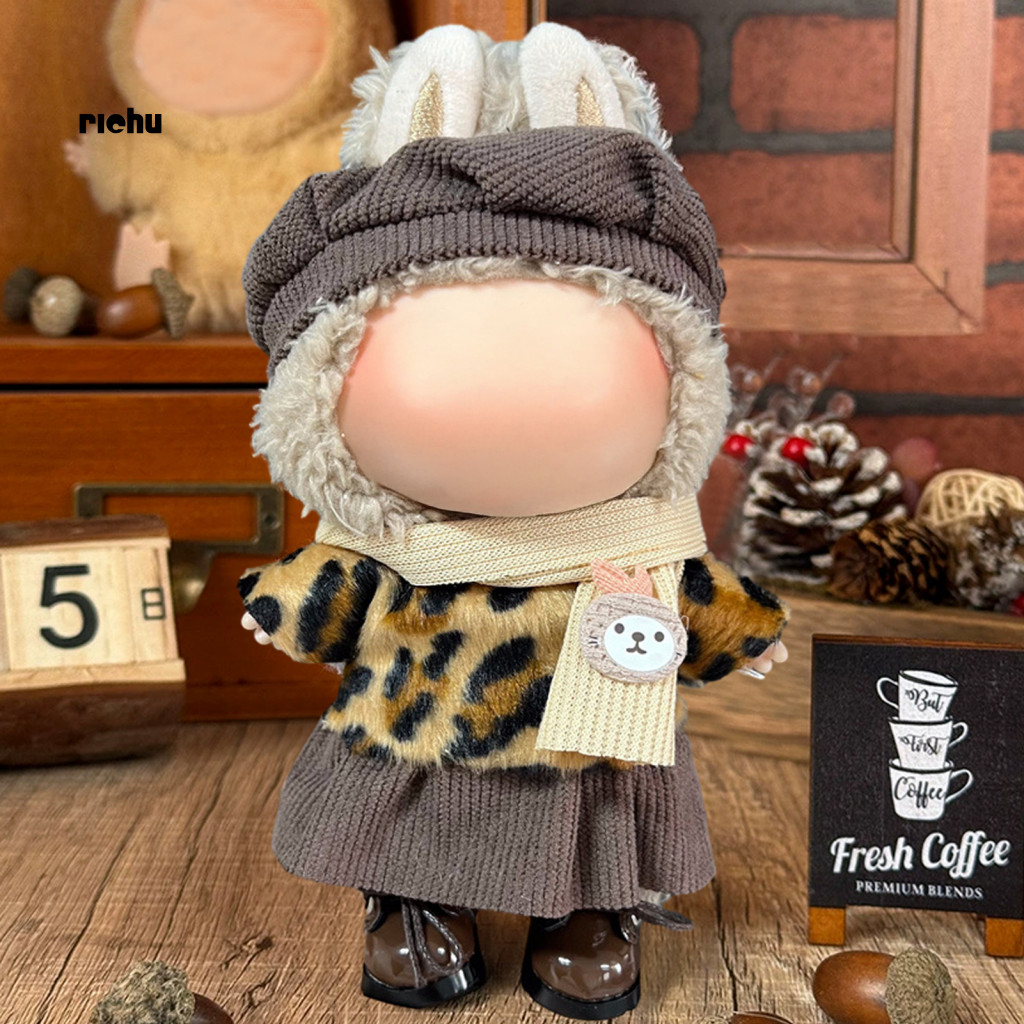 Richu* Doll Clothes for 17cm Dolls Durable Doll Clothes Set 17cm Doll ...