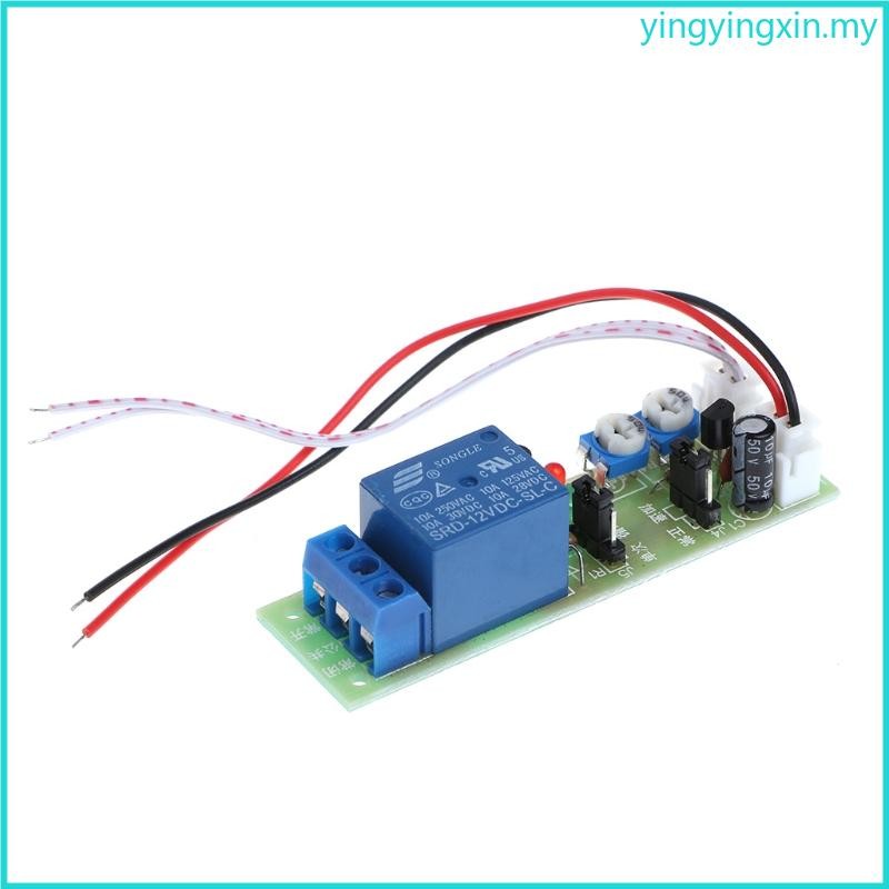 YIN 12V for DC Infinite Cycle Delay Timing Timer Relay ON Switch Loop Module Tri | Shopee Malaysia