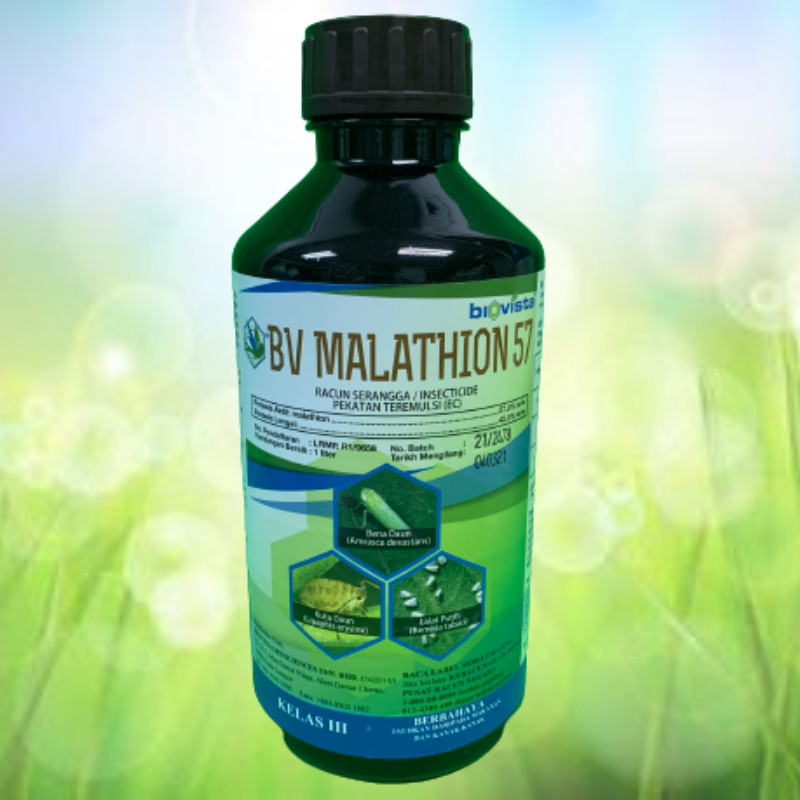 [ORIGINAL] 1L BV MALATHION 57 BIOVISTA /Racun Ulat/Insecticide/KutuTrip ...