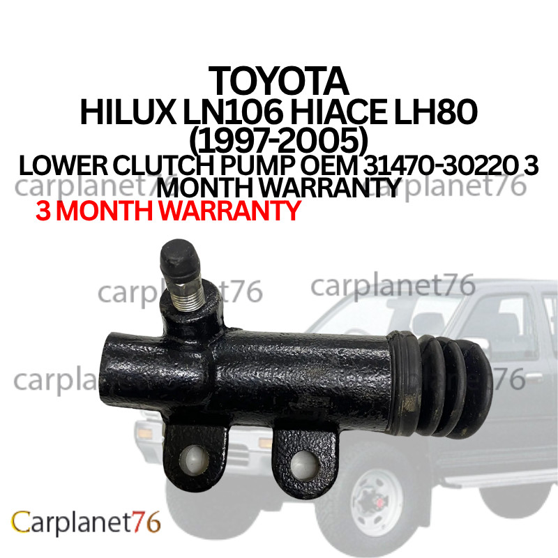 TOYOTA HILUX LN106 HIACE LH80 (1997-2005) LOWER CLUTCH PUMP OEM 31470 ...