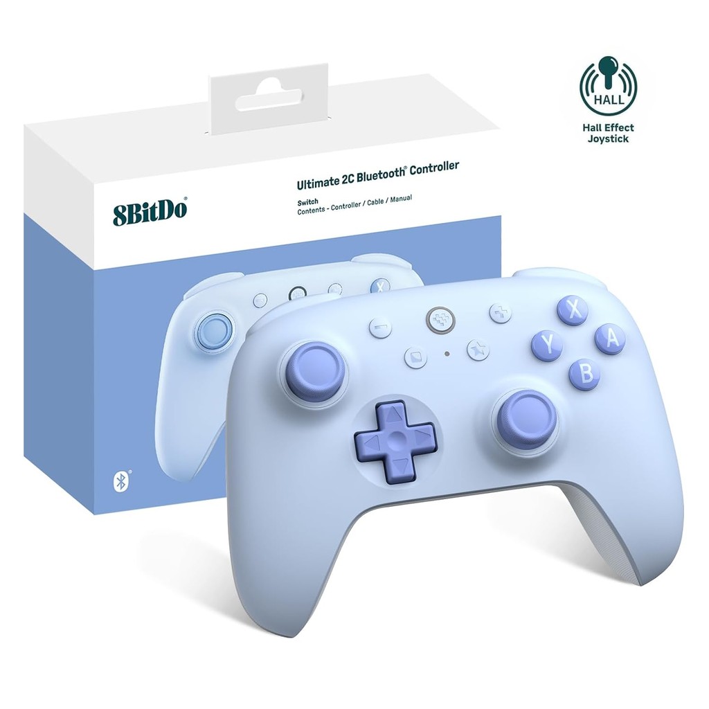 8Bitdo Ultimate 2C Bluetooth Controller (Hall Effect Joystick Update ...