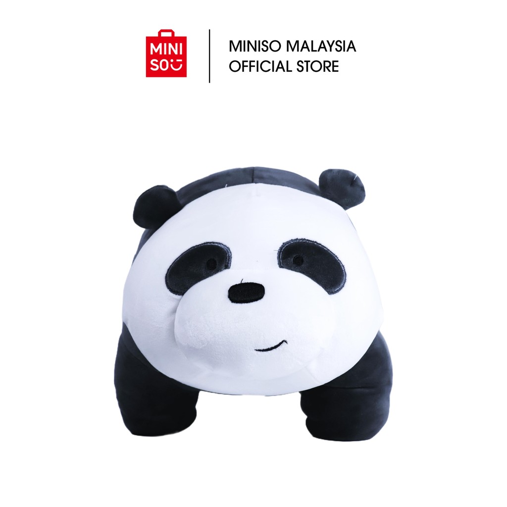 MINISO We Bare Bears 38cm Patung Lembut (Panda) | Shopee Malaysia
