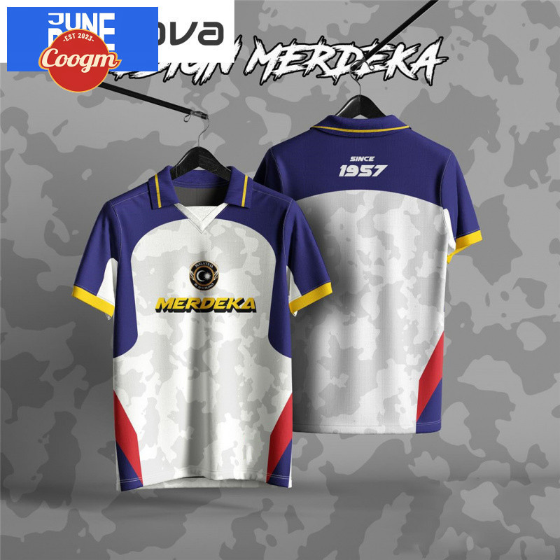 1957 Merdeka Clothes 2025 68Th Malaysia Jersey Merdeka Clothes 68 Years ...