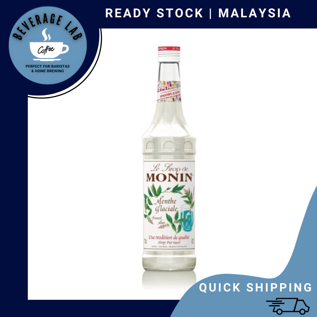 BEVERAGE LAB MONIN Premium Syrup Frosted Mint (700ml) | Shopee Malaysia