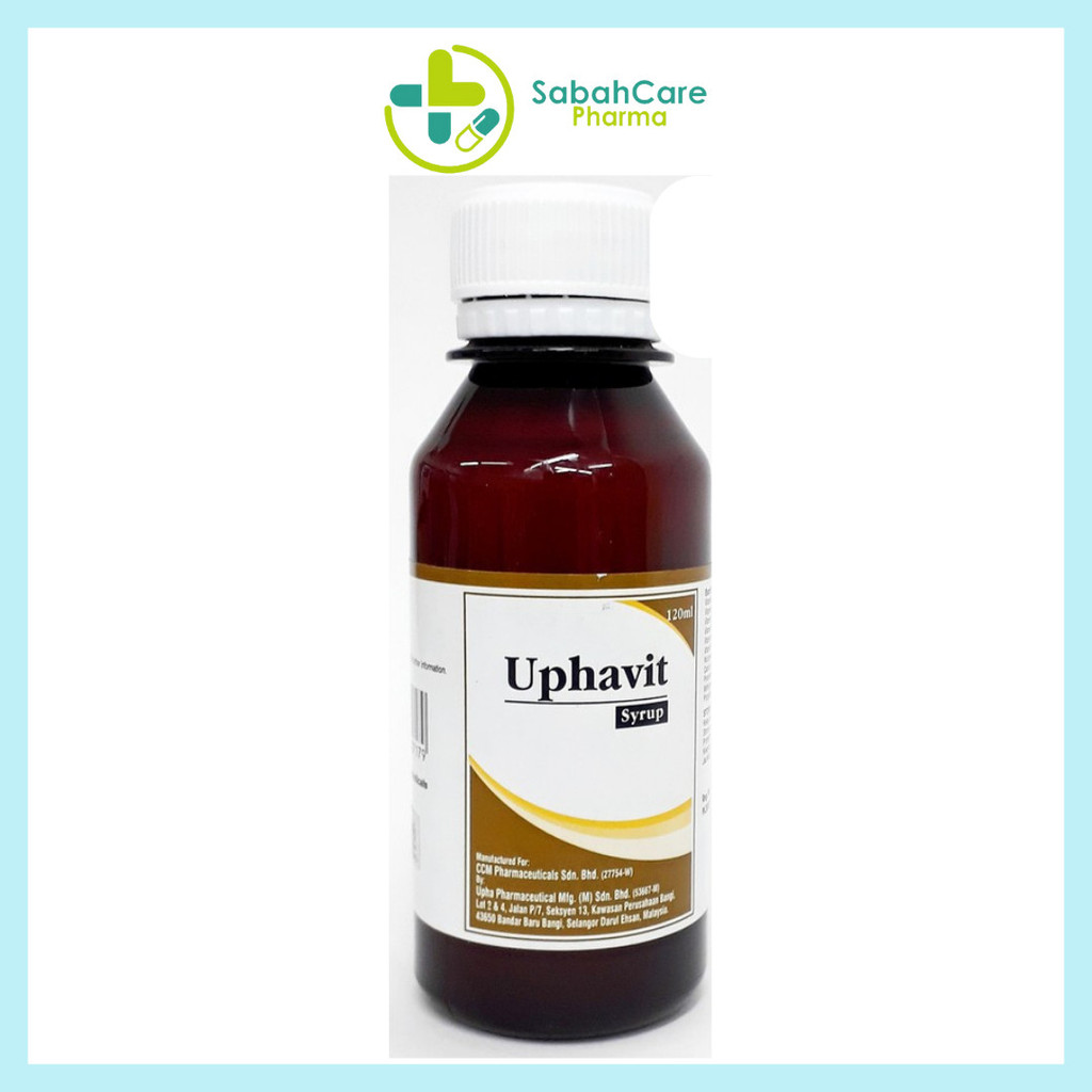 SABAHCARE UPHAVIT MULTIVITAMIN SYRUP 120ML EXP DATE: 08/26 | Shopee ...