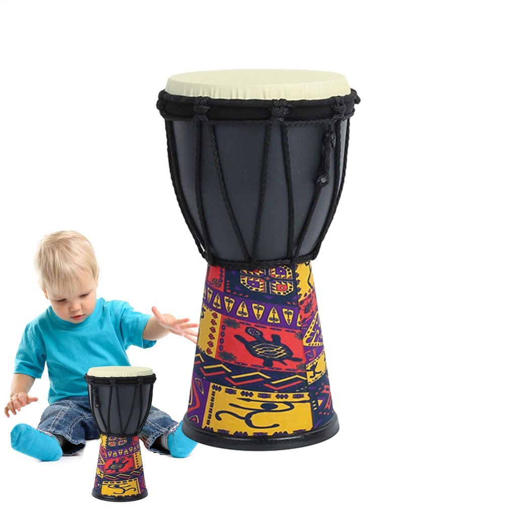 African Drums Carved Bongo Handcrafted Vintage Professional Goatskin ...