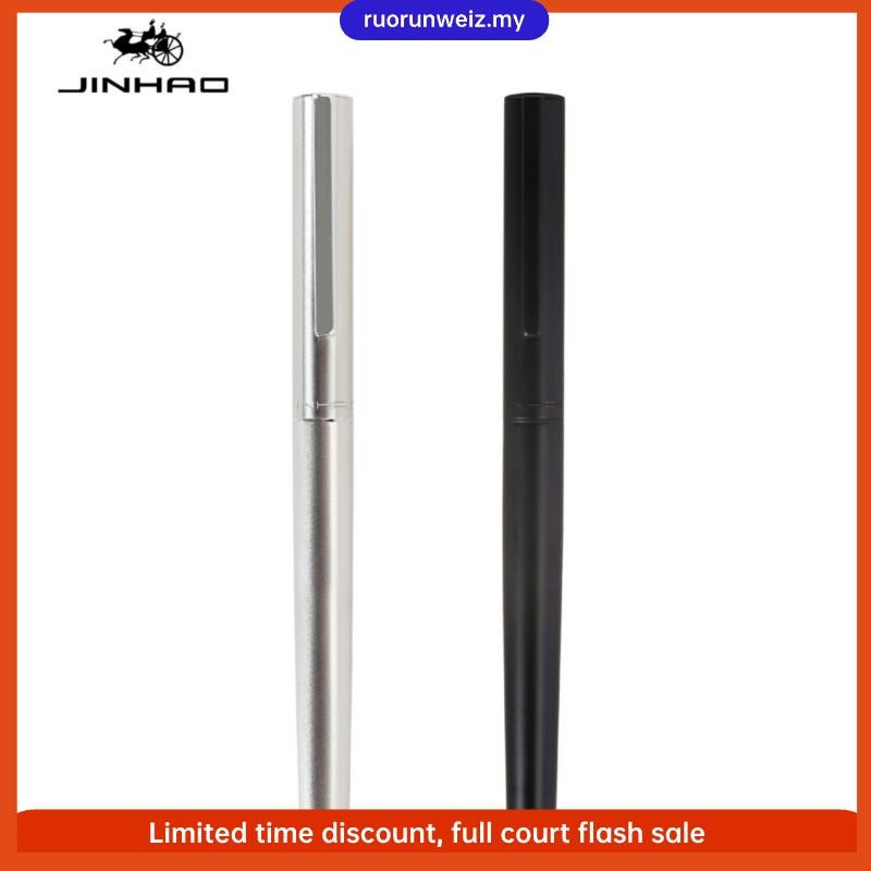 Jinhao 35 Series Fountain Pen Steel Barrel Airplane Extra Fine Tip Ink ...