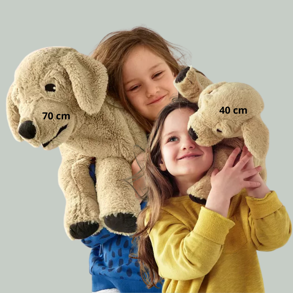 Children's toys, dolls, dogs/golden retriever, 40cm and 70 cm | Shopee ...