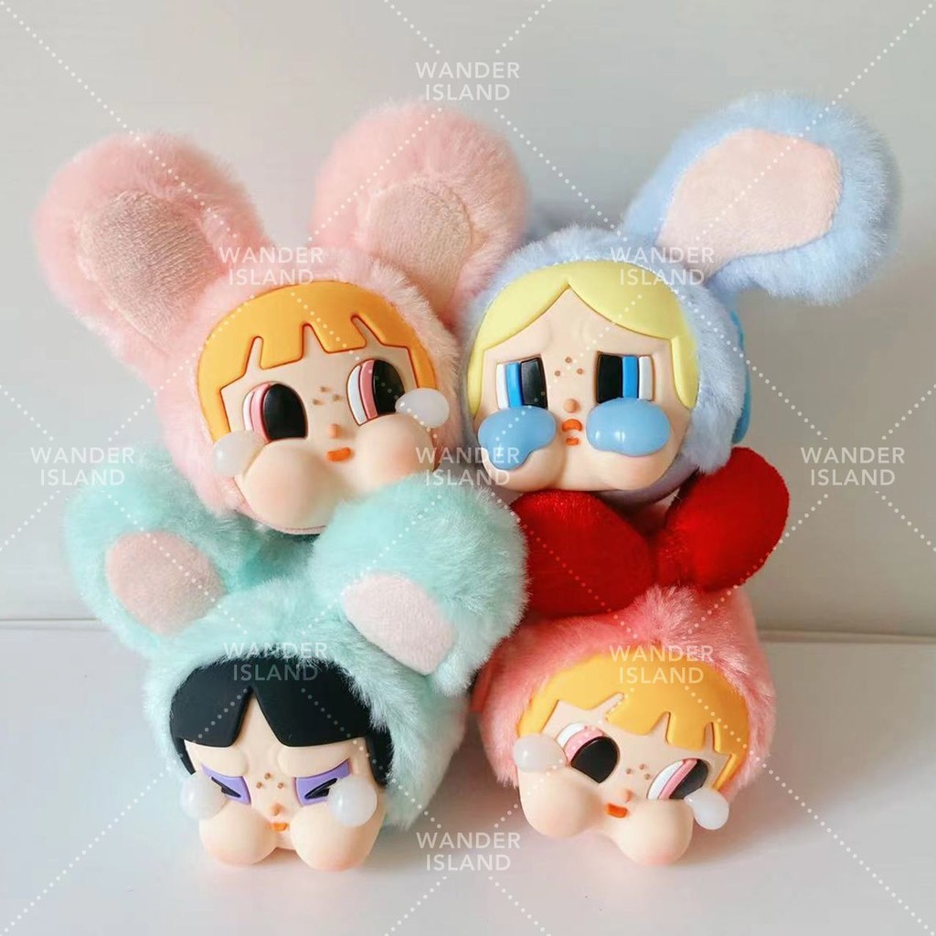 Pop Mart New Style Vinyl Plush Powerpuff Girls Crying Doll Plush ...
