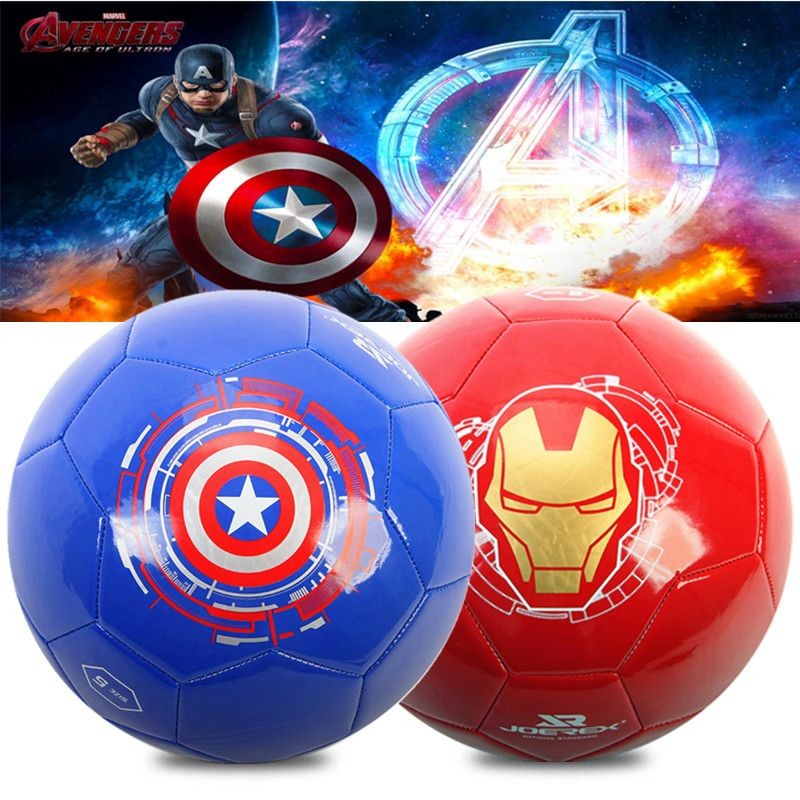Spider-Man Football Captain America Iron Man Avengers Football pvc ...