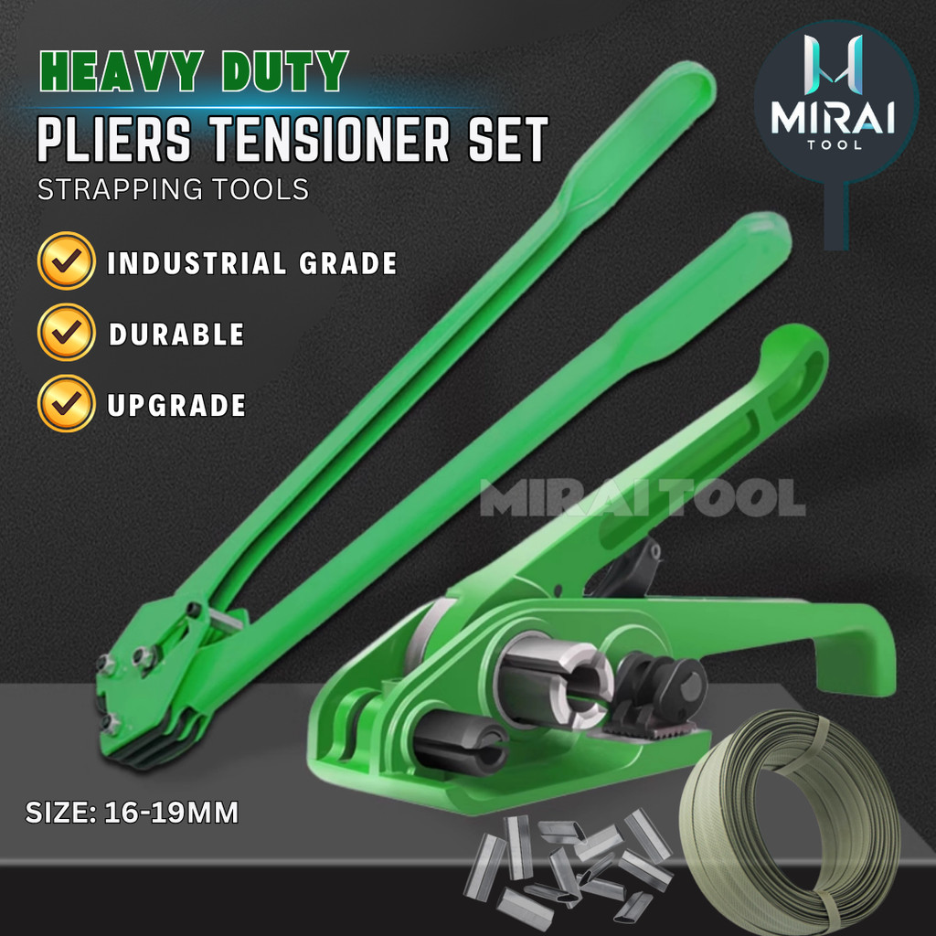 LINGS Heavy Duty Packing Tools Set Strapping Kit | Pliers & Tensioner ...