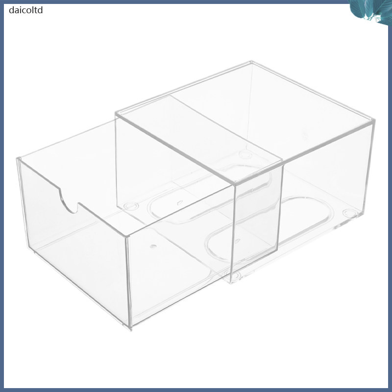Clear Stackable Acrylic Makeup Organizer Transparent Cosmetic Storage ...