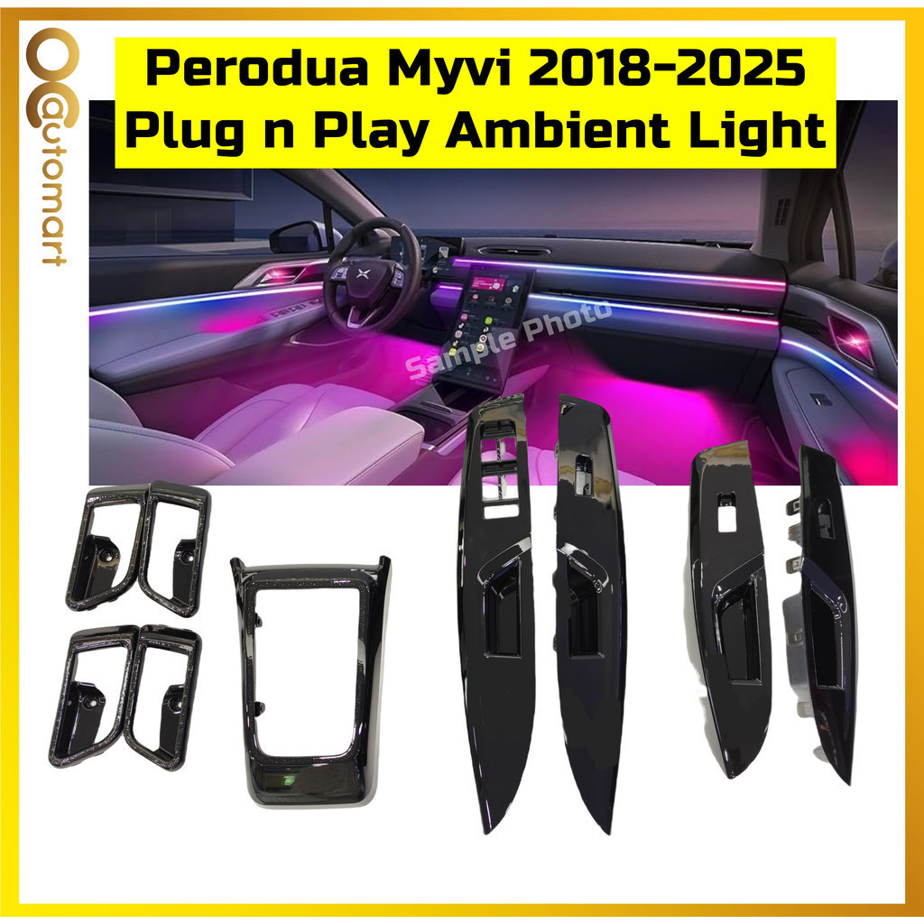 Perodua Myvi 2018 - 2025 Plug n Player Starry Design Ambient Light Myvi ...