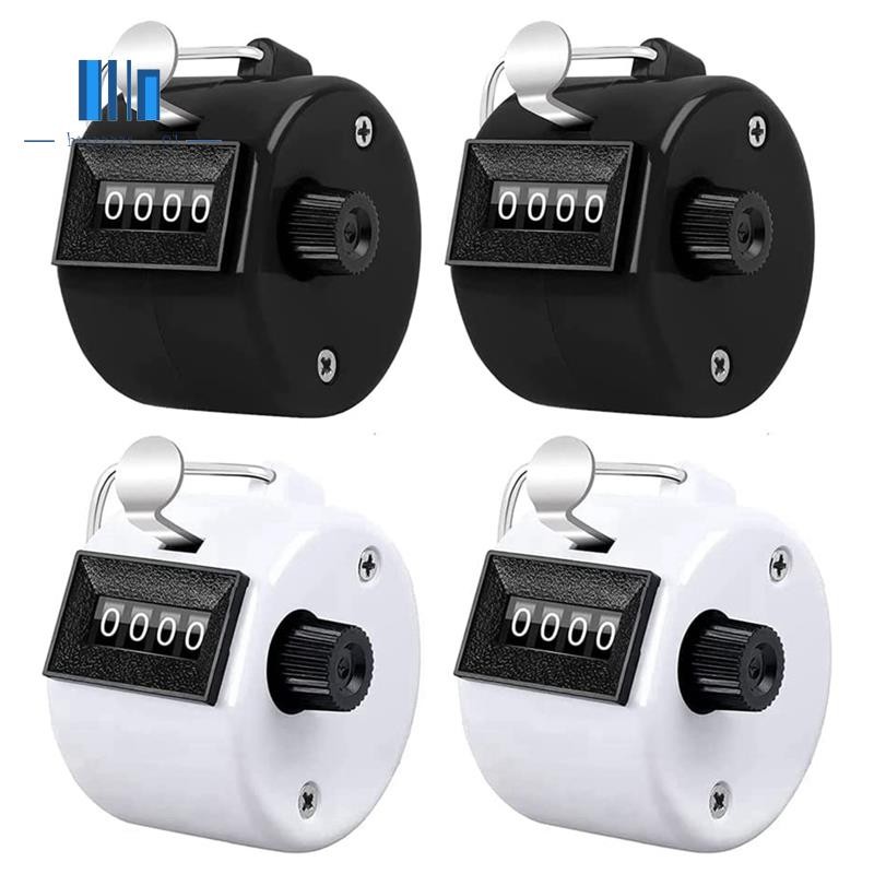 Pack of 4 Counter Clicker 4-Digit Number Count,Handheld Mechanical ...