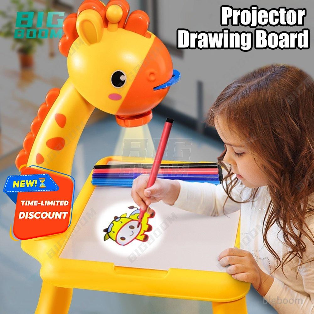 Mini Drawing Table for Kids Educational Toys LED Painting Projector ...